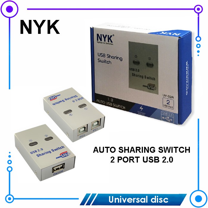 Jual Auto Switch Printer USB 2 Port - Switch printer - Swit printer | Shopee Indonesia
