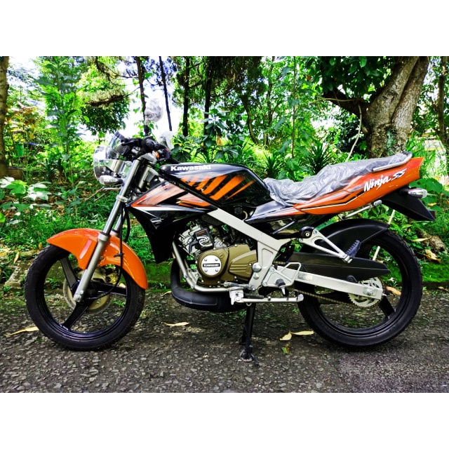 Jual DECAL STIKER NINJA SS ORANGE NON FULL STRIP SAJA MOTOBLAST ...