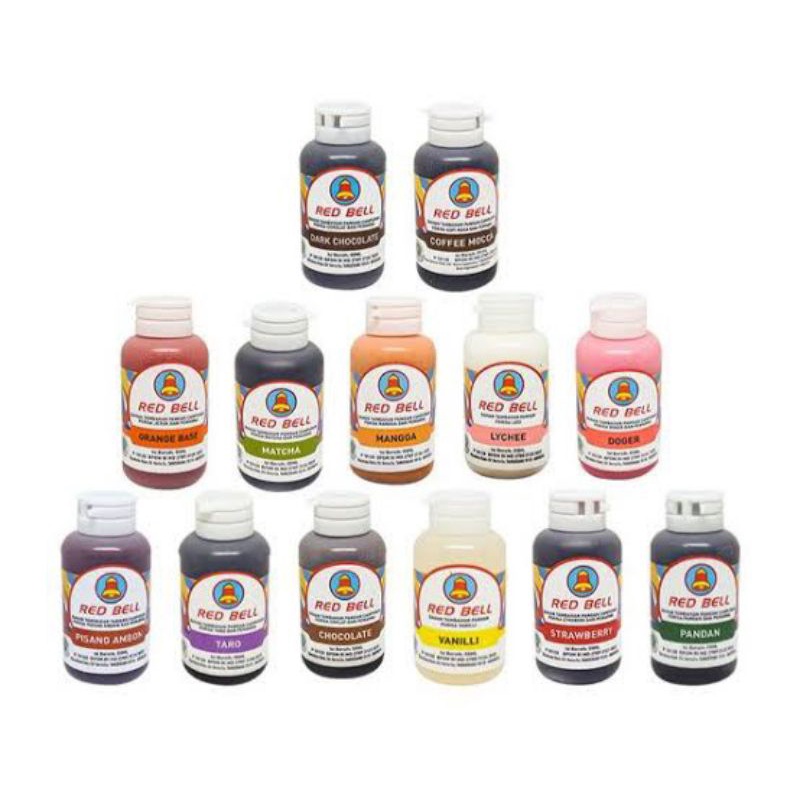 Jual PASTA RED BELL / ESSENCE CAIR BAHAN SIRUP REDBELL 55ML MATCHA TARO ...