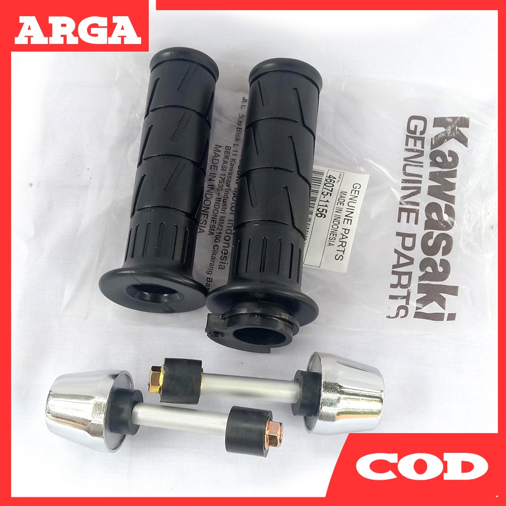 Jual Handgrip Motor Terbaik Handfat Kaze original Kawasaki Bonus Jalu ...