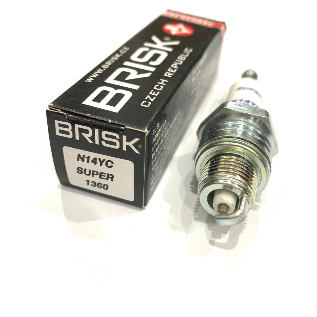 Jual BUSI MOTOR BRISK COOPER N14YC RXKING VESPA EXCEL DRAT PENDEK ...