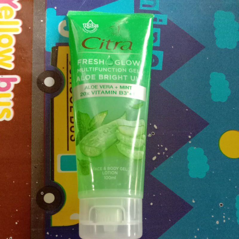Jual CITRA Fresh Glow multifunction gel Aloe 100 ml kemasan baru ...
