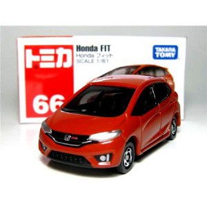 Jual Jual Honda FIT Jazz no 66 red Tomica Takara tomy Berkualitas | Shopee Indonesia