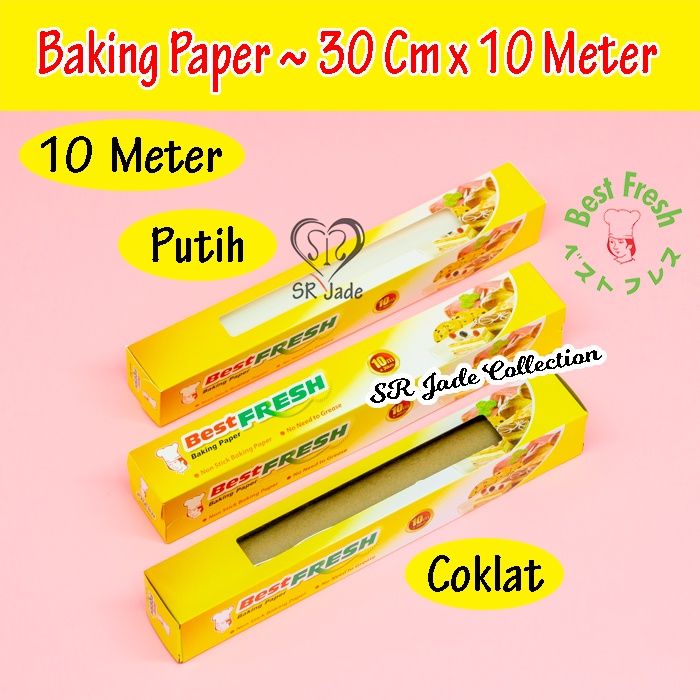 Jual Best Fresh Baking Paper 30 Cm 10 meter Parchment Paper Kertas ...