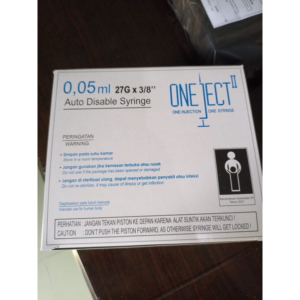 Jual ONEJECT 0,05ML ONE JECT 0,05 CC | Shopee Indonesia