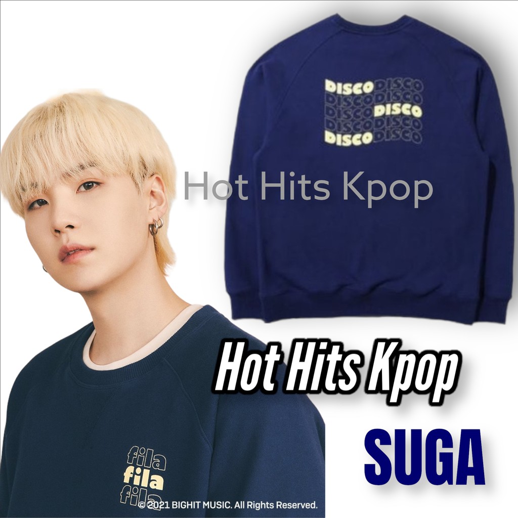 Jual Sweater Basic Kpop BTS Suga Disco X Dynamite | Shopee Indonesia
