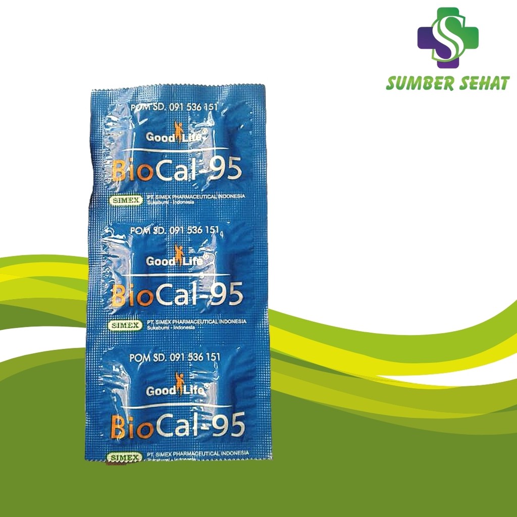 Jual BIOCAL 95 STRIP 6 TABLET | Shopee Indonesia