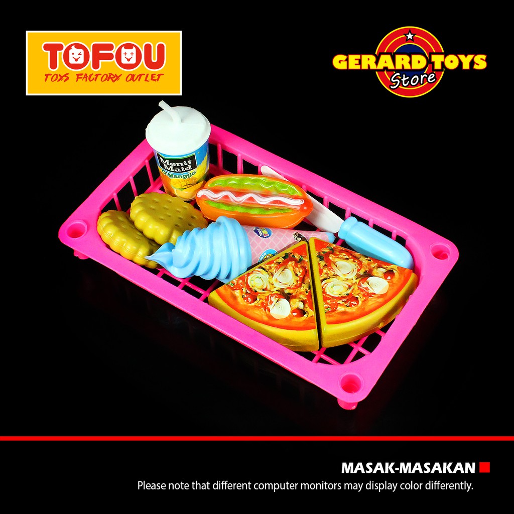 Jual Mainan Masak-masakan Keranjang Pizza B630 MURAH BANGET | Shopee ...