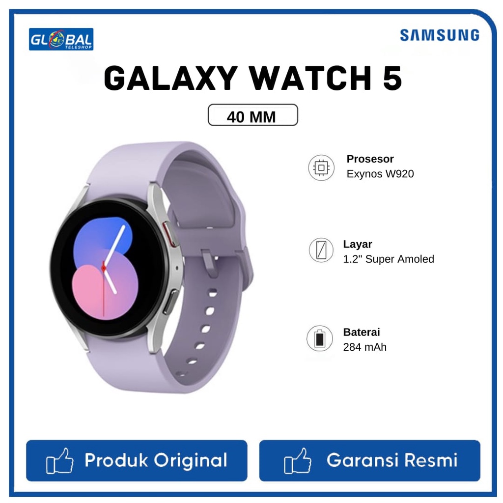 Jual Samsung Galaxy Watch 5 40mm Smartwatch | Shopee Indonesia