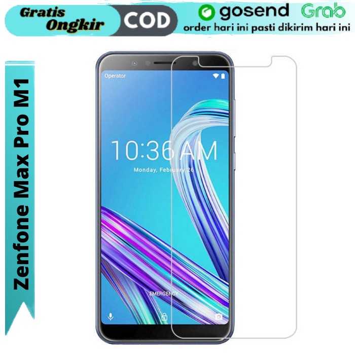 Jual Tempered Glass Asus Zenfone Max Pro M1 ZB601KL Anti Gores Kaca 9H ...