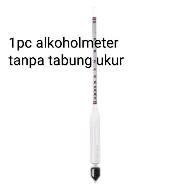 Jual alat ukur alkohol ALKOHOLMETER / gelas ukur kadar air garam ...