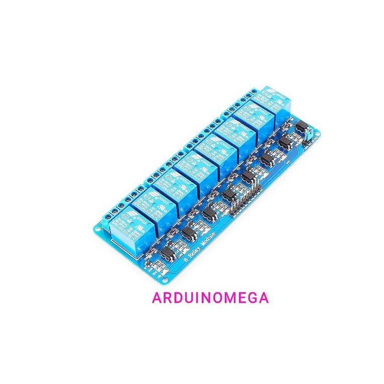Jual RELAY MODUL 5V 8 CHANNEL OUTPUT 250VAC 30VDC 10A WITH OPTOCUPLER ...