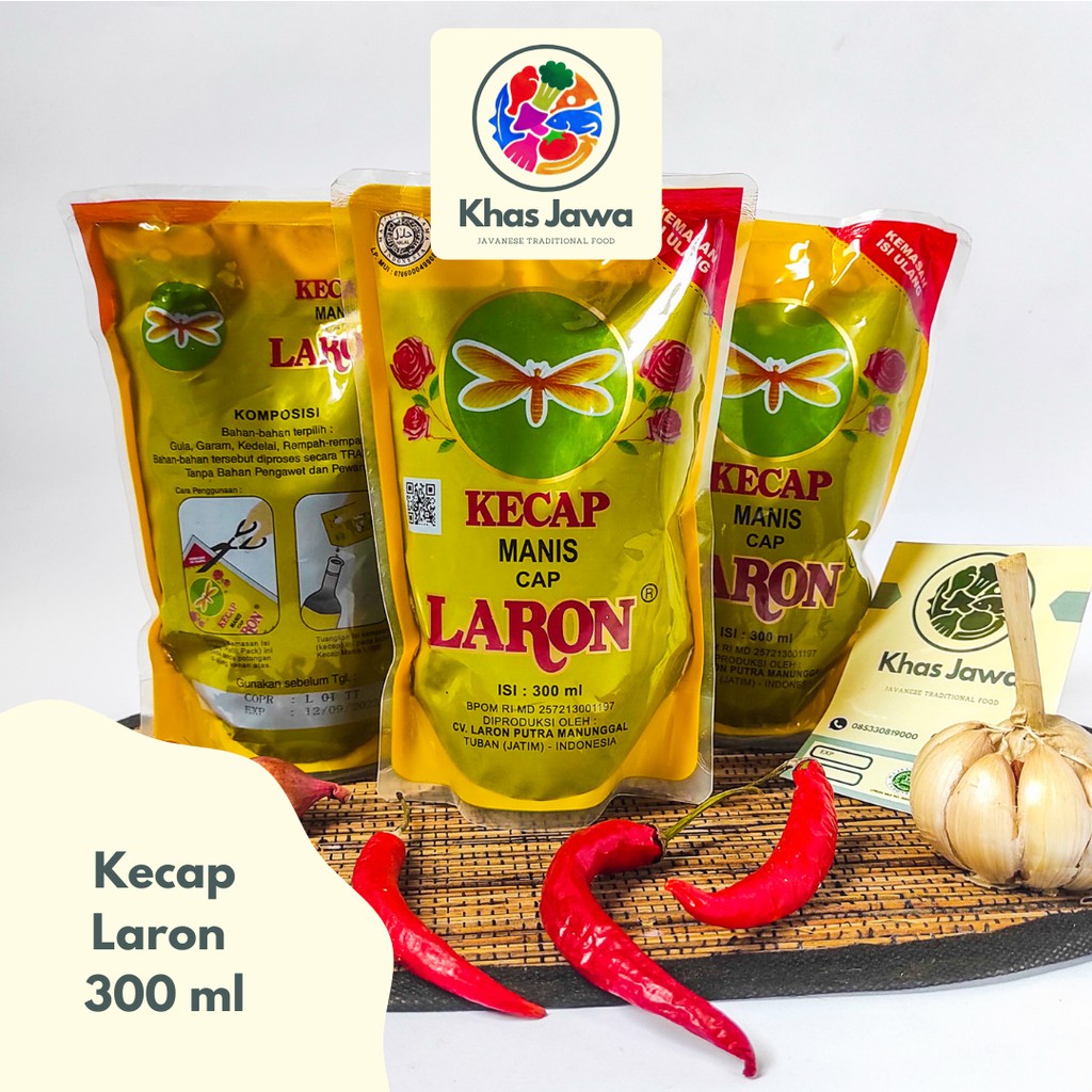 Jual Kecap Manis Cap Laron 300 ml Asli Tuban | Shopee Indonesia