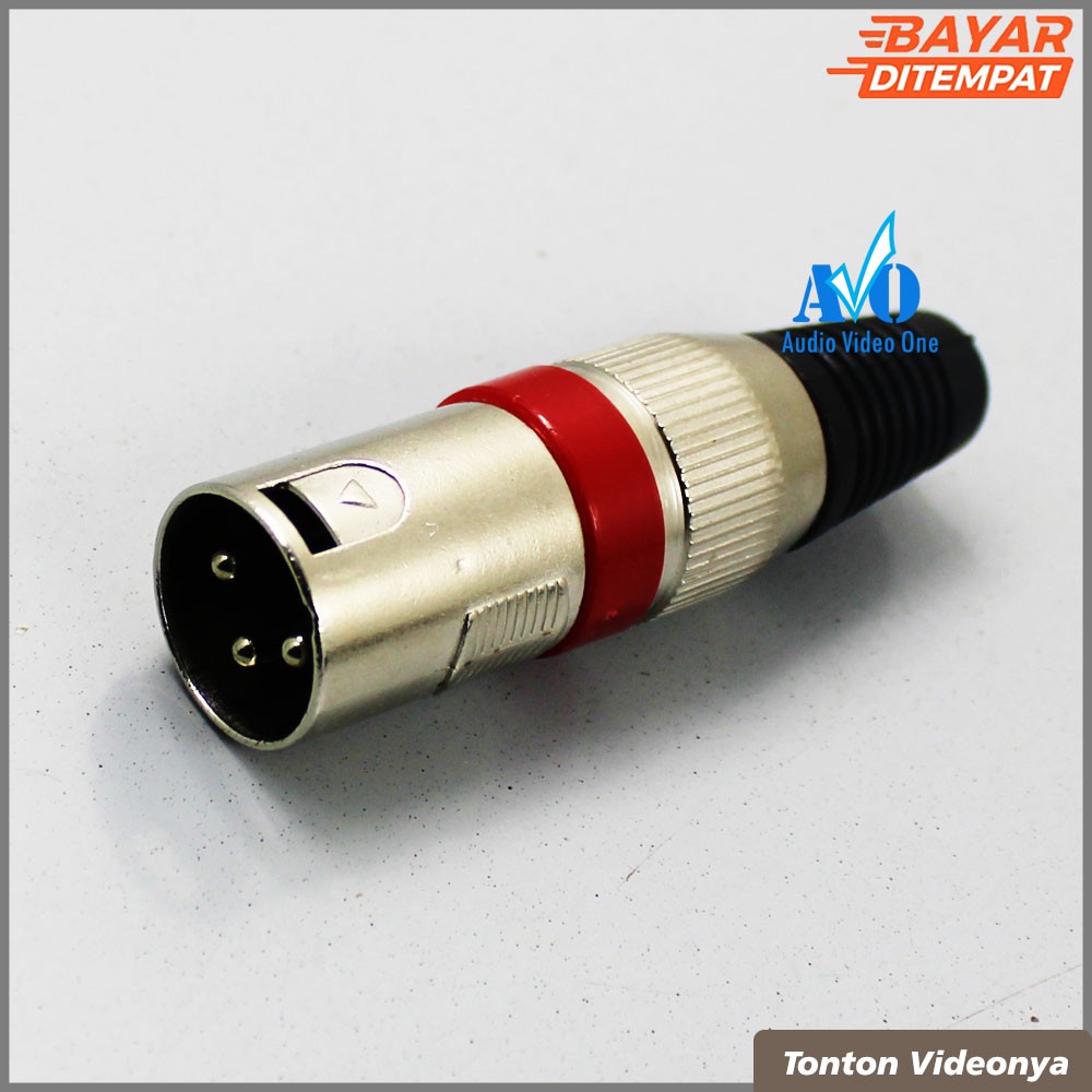 Jual Jack Canon Male XLR 3 Pin 0028 / Jack Mic Audio Jek Mik Jak Konektor Audio | Shopee Indonesia