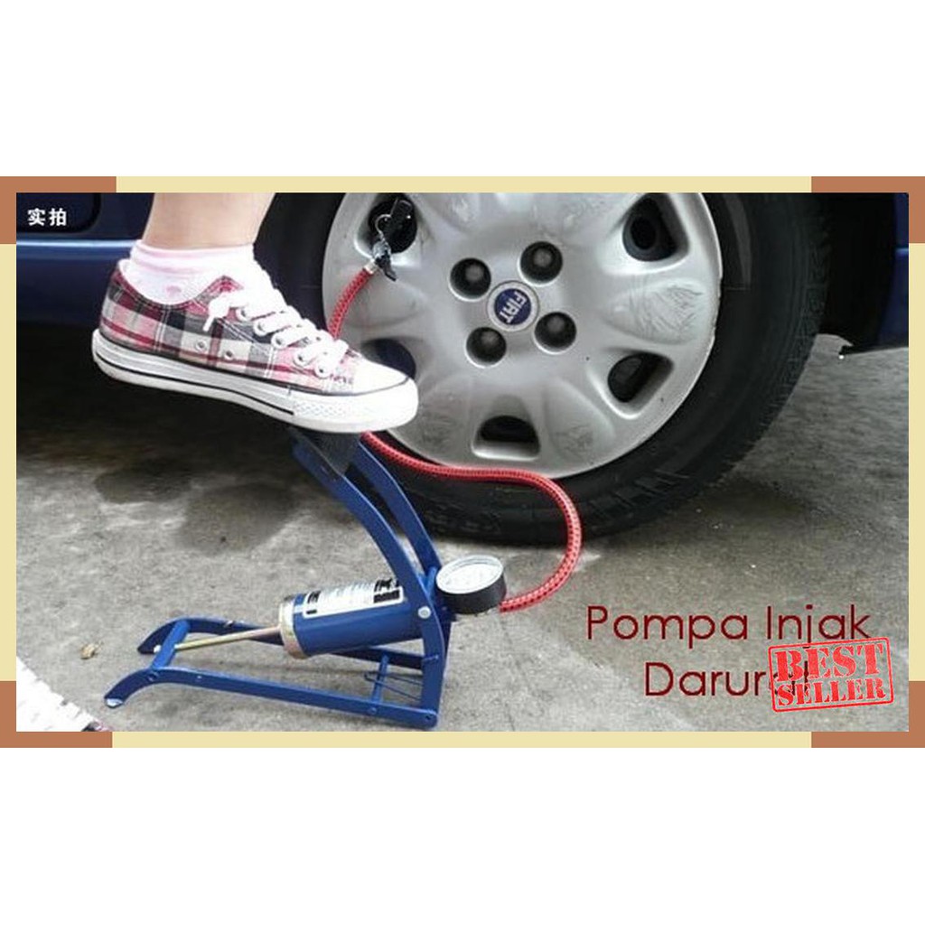 Jual Pompa Injak/Tekan Darurat (Ban Motor- Mobil- Sepeda- Kursi angin ...