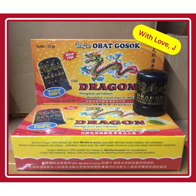 Jual DRAGON MENTHOL ( 20 GR ) | Shopee Indonesia