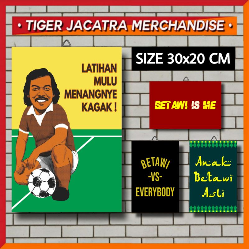 Jual Hiasan Dinding Papan Poster Betawi Culture Size 30 x 20 cm ...
