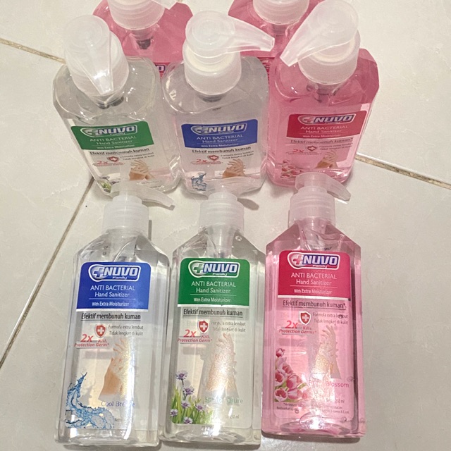 Jual NUVO HAND SANITIZER 250ml Botol Pump (READY STOCK) | Shopee Indonesia