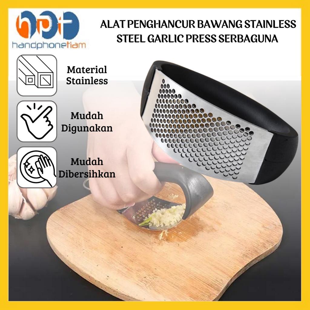 Jual Alat Penghancur Bawang Stainless Steel Gagang Plastik Penggerus ...