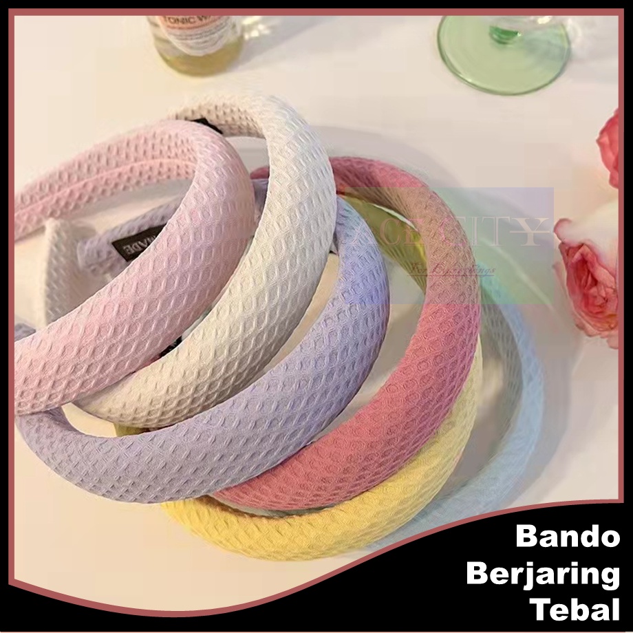 Jual Bando Motif Berjaring Empuk Tebel Lebar | Shopee Indonesia