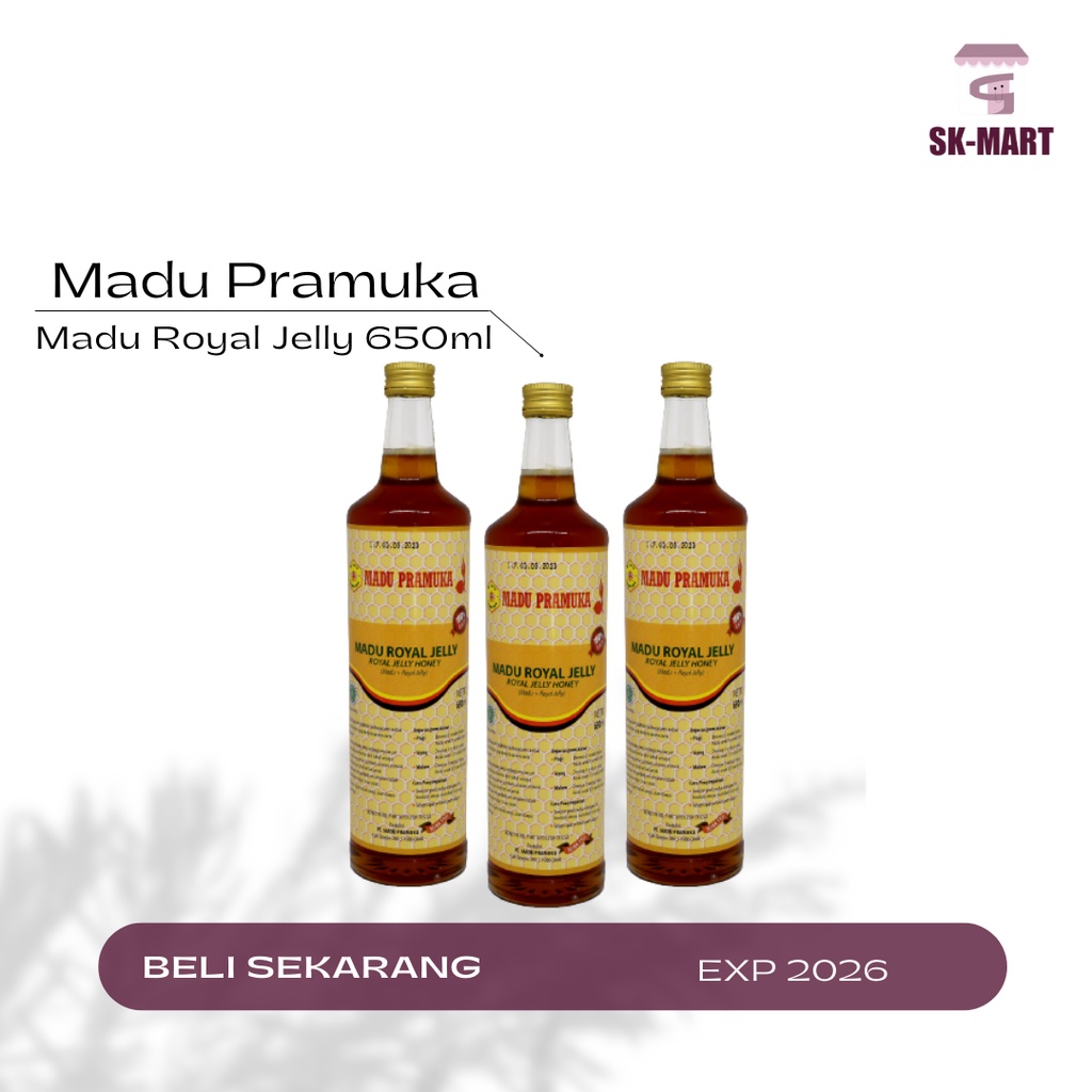 Jual MADU PRAMUKA MADU ROYAL JELLY / 650ML | Shopee Indonesia