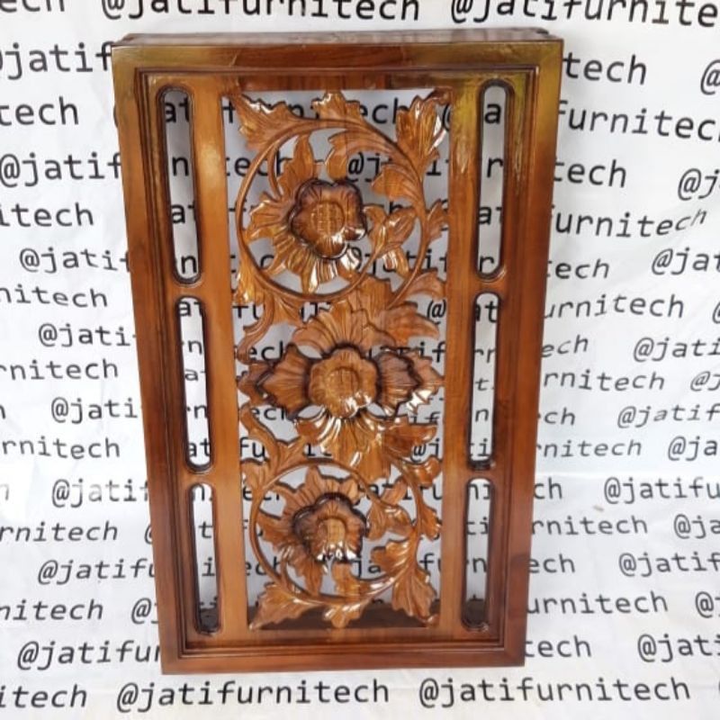 Jual Loster Kayu Jati Uk 40x66 | Shopee Indonesia