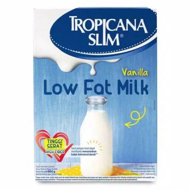 Jual Tropicana Slim Low Fat Milk 500 g High Fiber | Shopee Indonesia