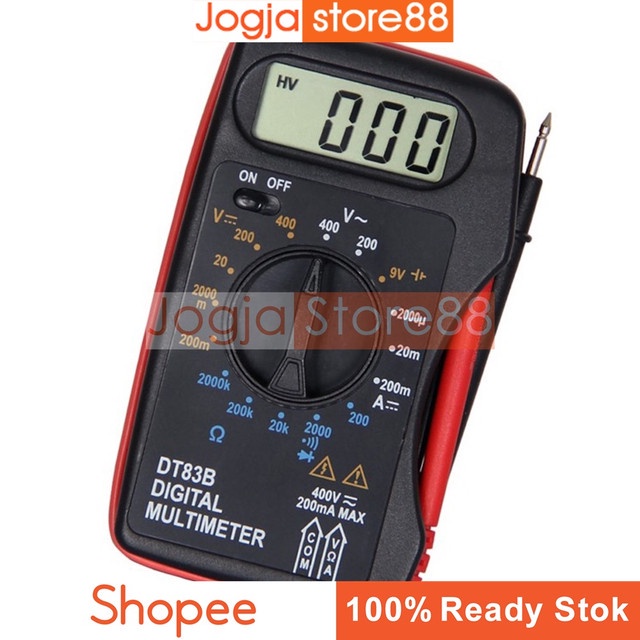Jual Digital Multimeter Desain Portable Kecil dan Mudah Dibawa Akurat ...