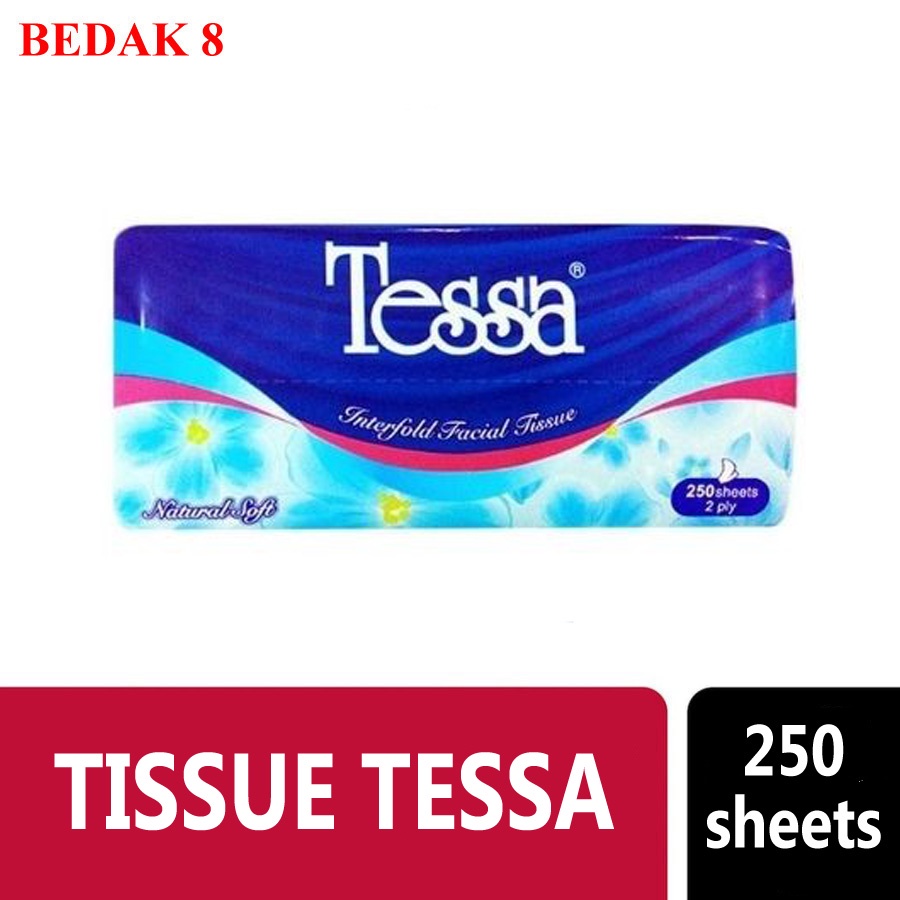 Jual Tisu Wajah Tessa/ Tissue Facial Tessa 250 sheet 2 ply | Shopee ...