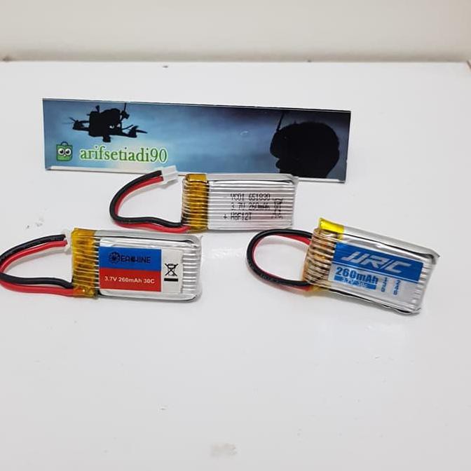 Jual TERBARU !!! battery 260mah 30c eachine e011 redpawz r010 bisa h8 ...