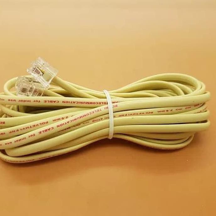 Jual Ini Kabel Line Telphone 2 Meter Merk Kitani Siap Pakai Original ...