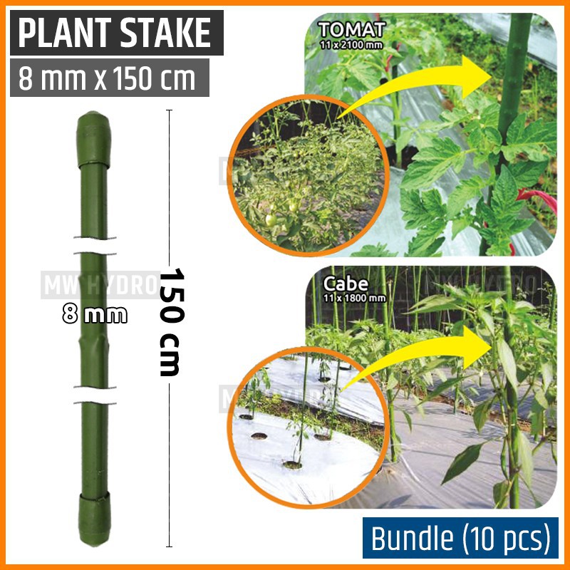 Jual Plant Stake / Ajir Tanaman - TAKIRON - 8 mm x 150 cm | Shopee ...