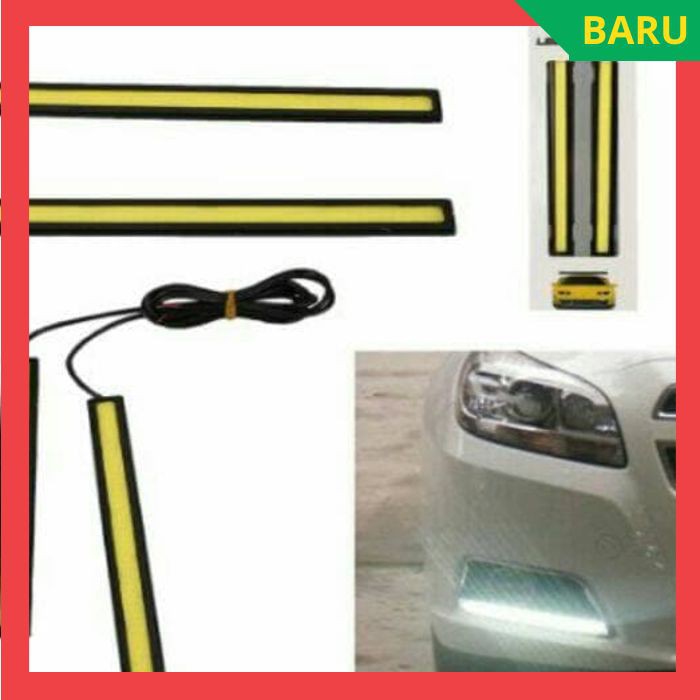 Jual Lampu LED Mobil 12 Volt Lampu DRL LED Mobil COB Panjang 17CM LED ...
