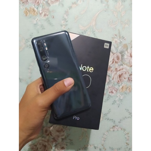Jual xiaomi mi note 10 pro fullset mulus murah original | Shopee Indonesia