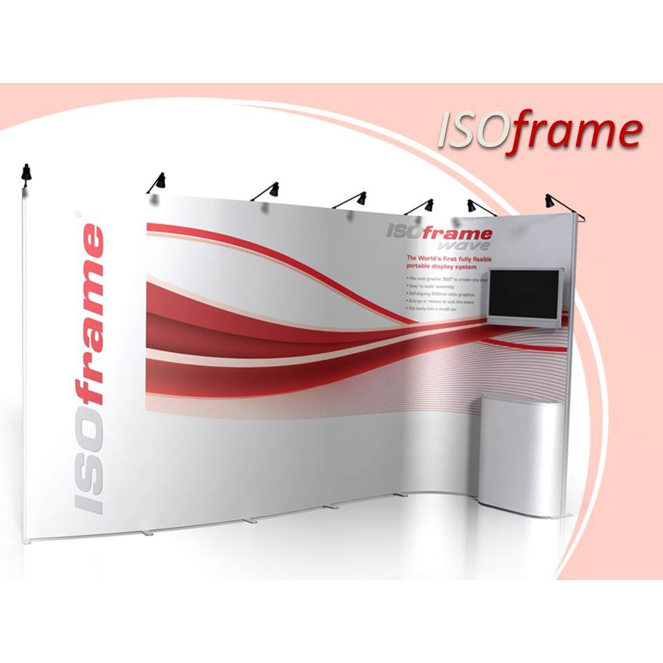 Jual ISO Frame Backwall, Backdrop Portable untuk Pameran dan Promosi | Shopee Indonesia