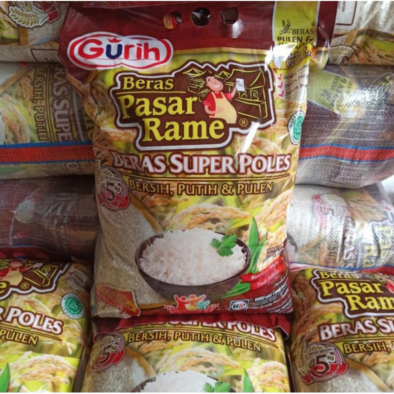 Jual BERAS PULEN PASAR RAME / BERAS GURIH PASAR RAME UNIFOOD 5KG ...