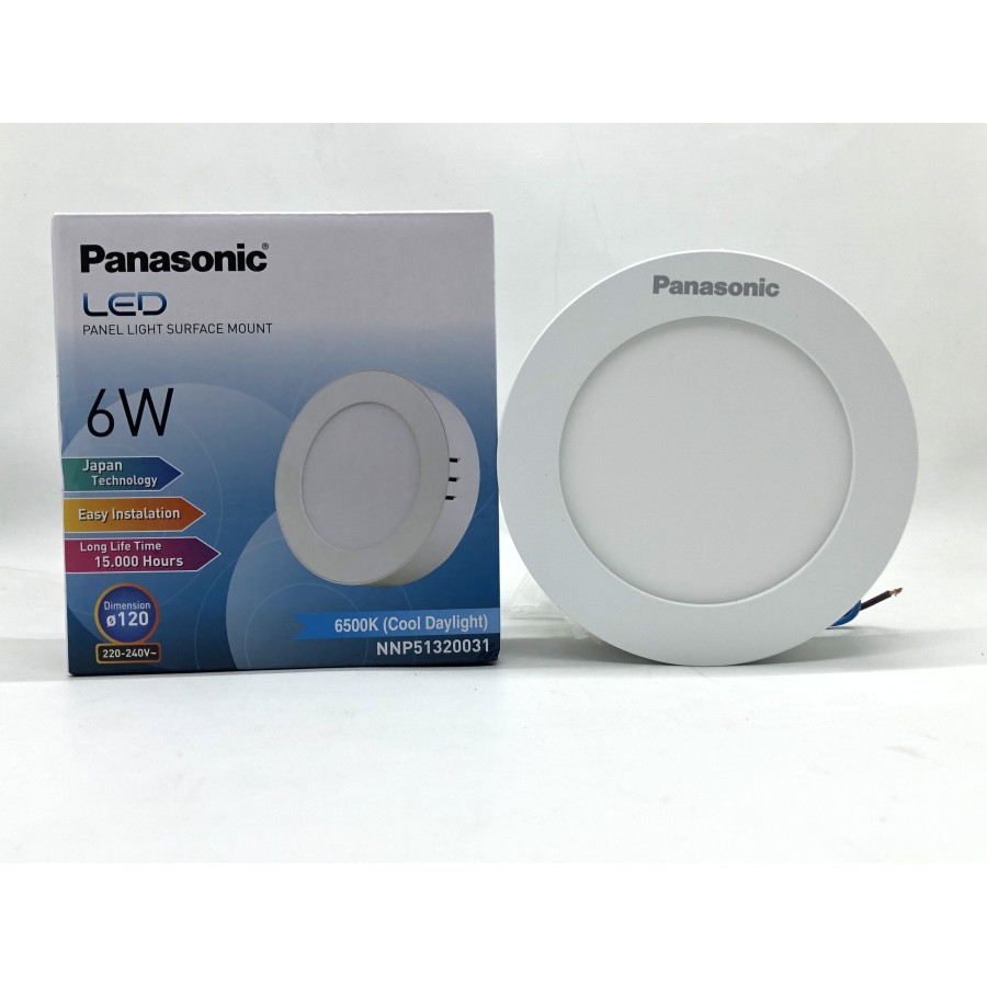 Jual PANASONIC LED PANEL WATT 6 WATT NNP51320031 LAMPU LED PANEL OUTBOW ...