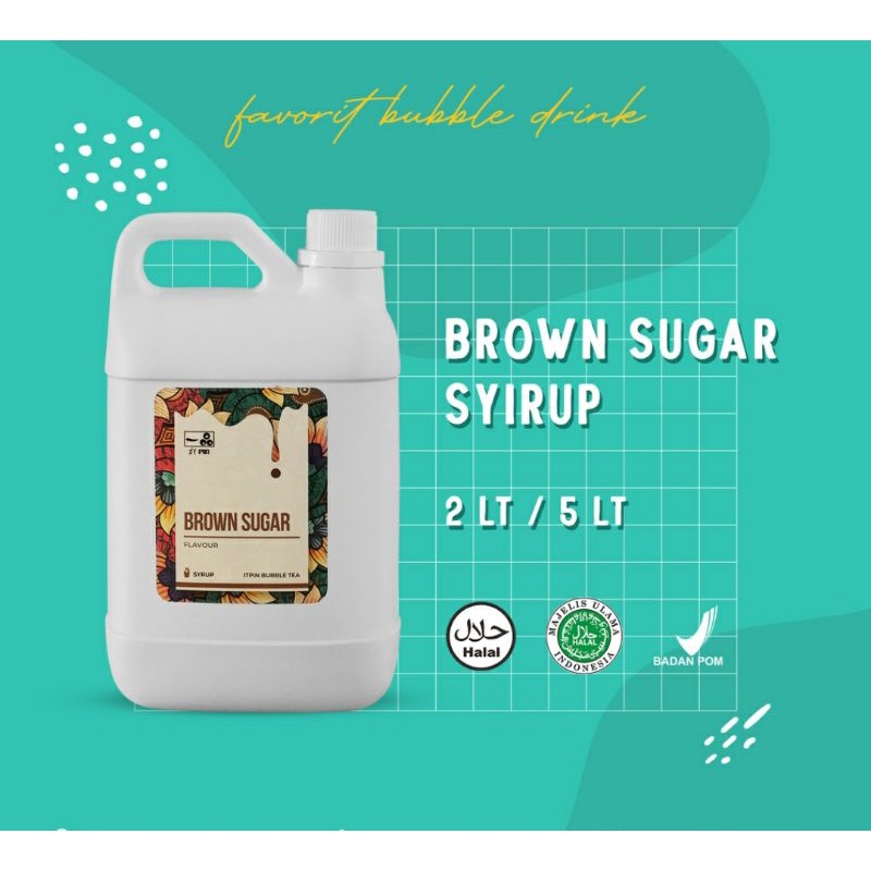 Jual SYRUP Brown Sugar ITPIN 2L ( sama dengan yang dipakai ONEZ**, XING ...