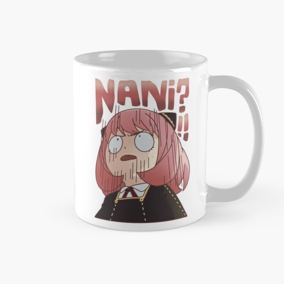Jual Mug Gelas Anya Forger Nani Meme Face from Spy x Family | Shopee ...
