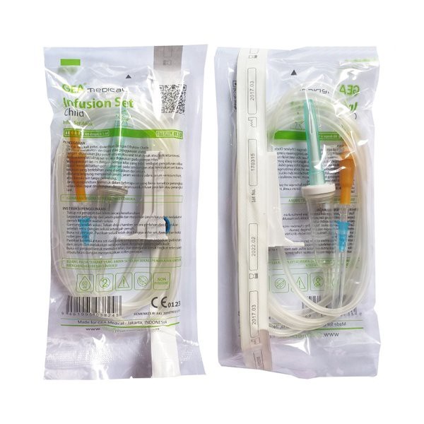 Jual Selang Infus Anak Infusion Set Child Single Use Disposable GEA ...