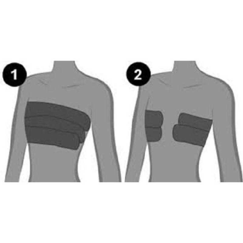 Jual DHS Bebat Dada Cosplay Tape Chest Tape 15x100cm Binder Binding ...