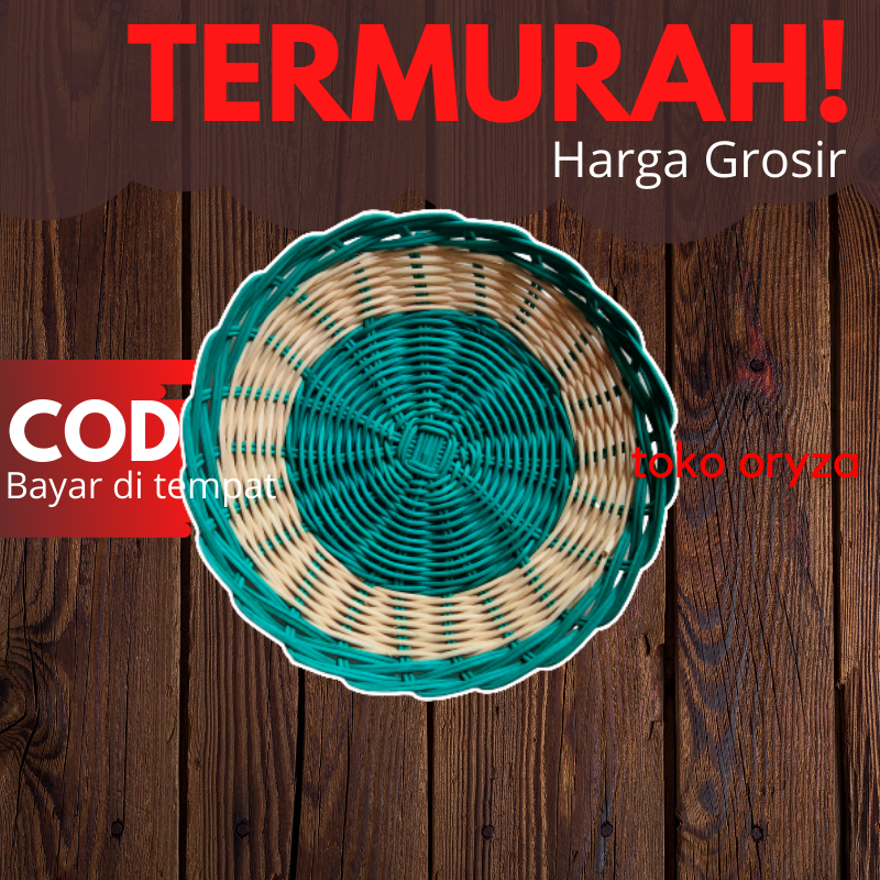 Jual Piring Rotan Anyaman Piring Rotan Asli | Shopee Indonesia