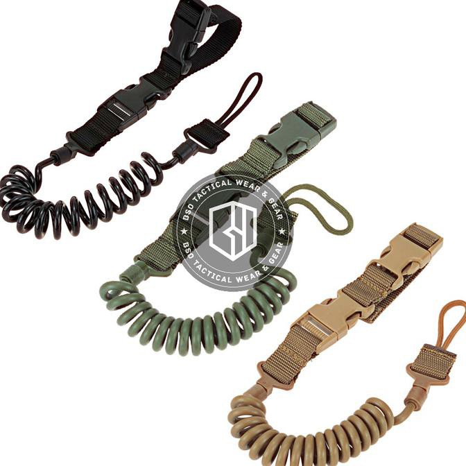 Jual TALI SLING PISTOL TACTICAL LANYARD SPRING BELT HANDGUN AIRSOFT ...