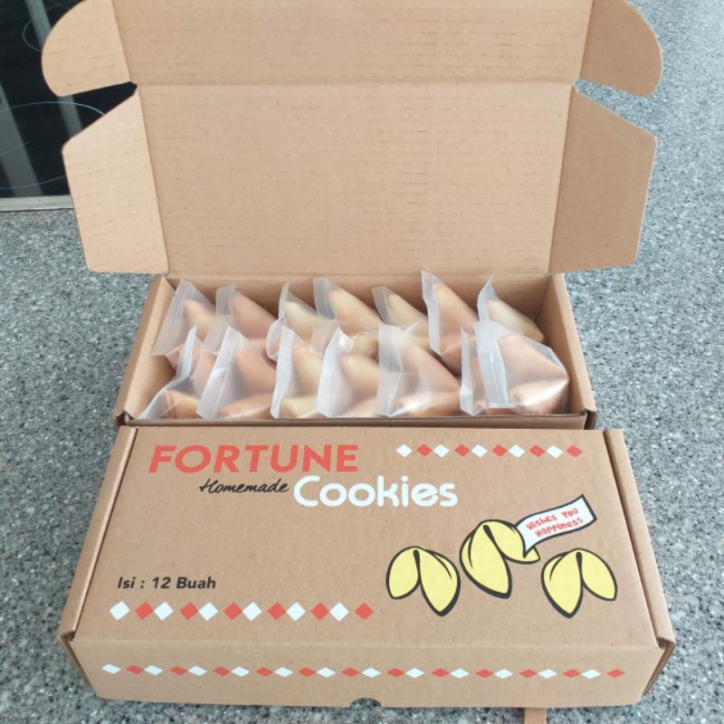 Jual Kue keberuntungan Fortune Cookies Box@12 piece | Shopee Indonesia