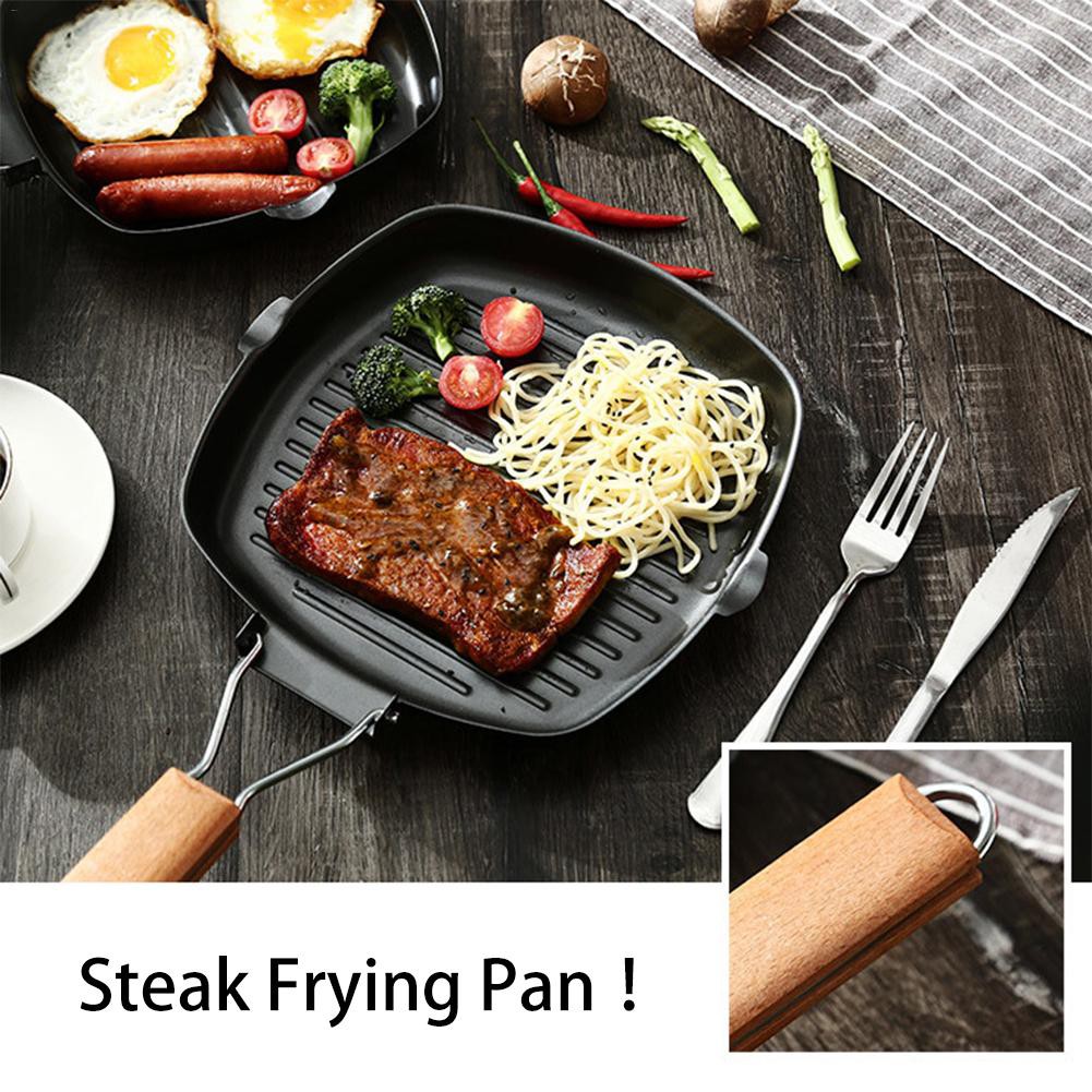 Jual Panci Teflon BBQ Steak alat pemanggang grill pan Heavy Gauge ...
