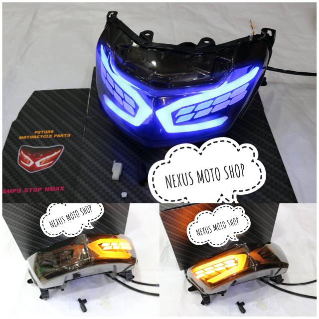 Jual lampu stop nmax stoplamp led nmax lampu stoplamp belakang nmax 155 ...