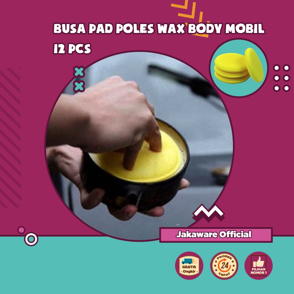 Jual BUSA PAD POLES WAX BODY MOBIL BODI TRUK TRUCK MOTOR 12 PCS SPON ...