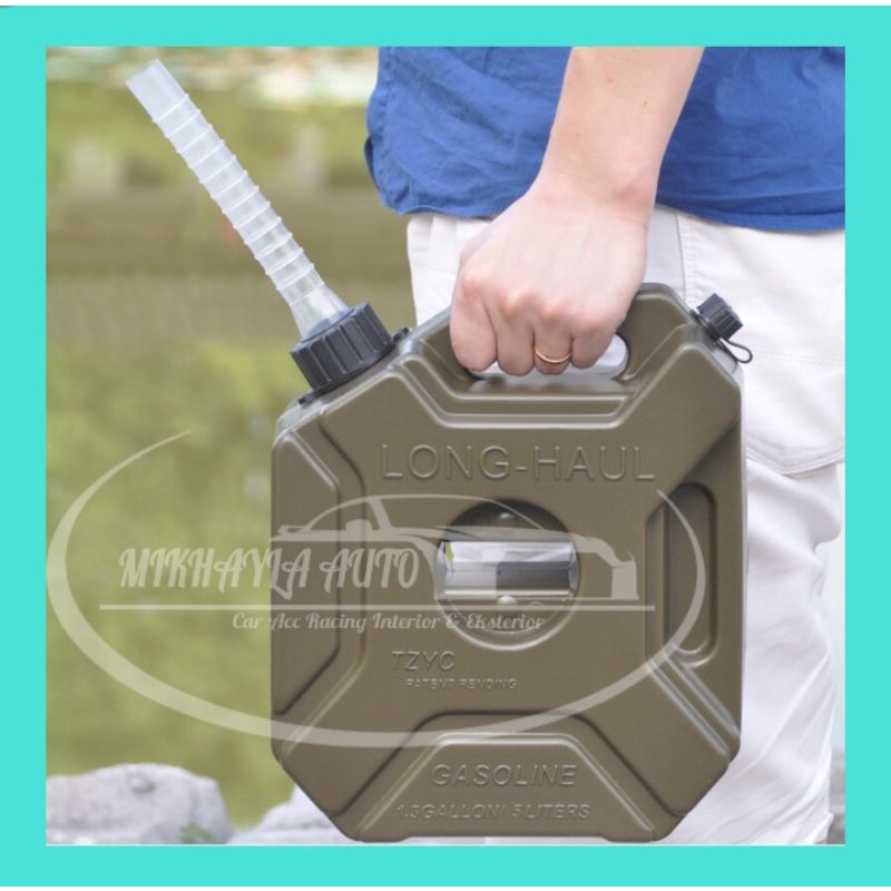 Jual Jerigen Long Haul 5 Liter Hijau Tua Jerigen Touring Jerigen Bensin ...