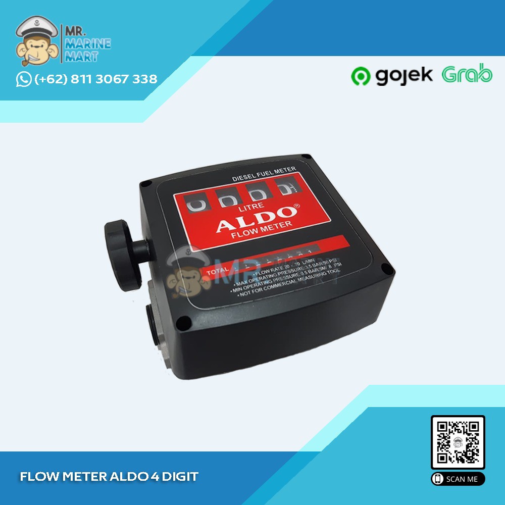 Jual Flow Meter 4 Digit Aldo Meteran Solar 1 inch Aldo | Shopee Indonesia