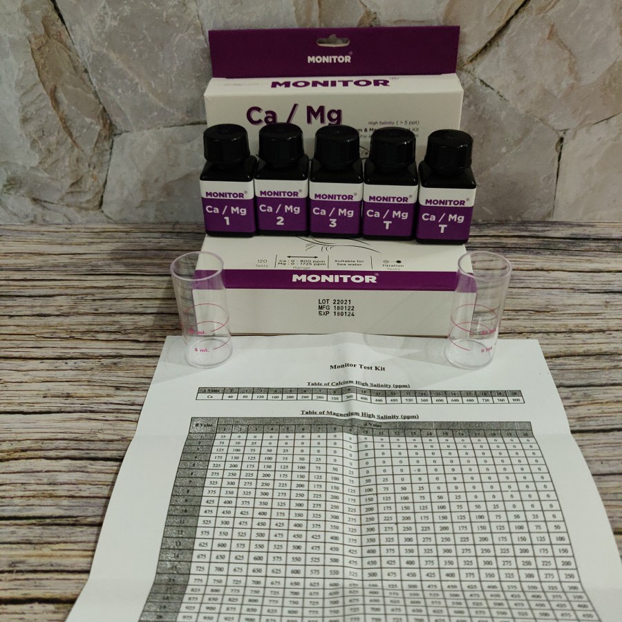 Jual Monitor test kit Calcium & Magnesium for aquaculture & aquarium ...